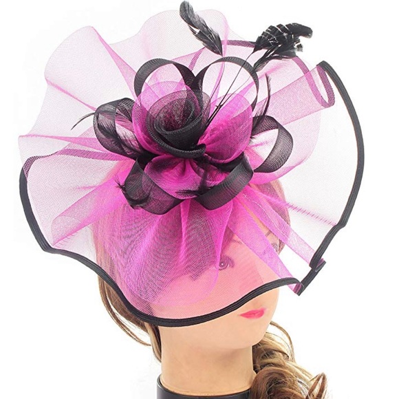 Accessories | Hot Pink Derby Church Fascinator | Poshmark